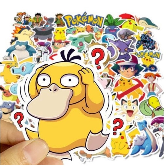 Other | 5 Pcs Pokmon Sticker Set | Poshmark